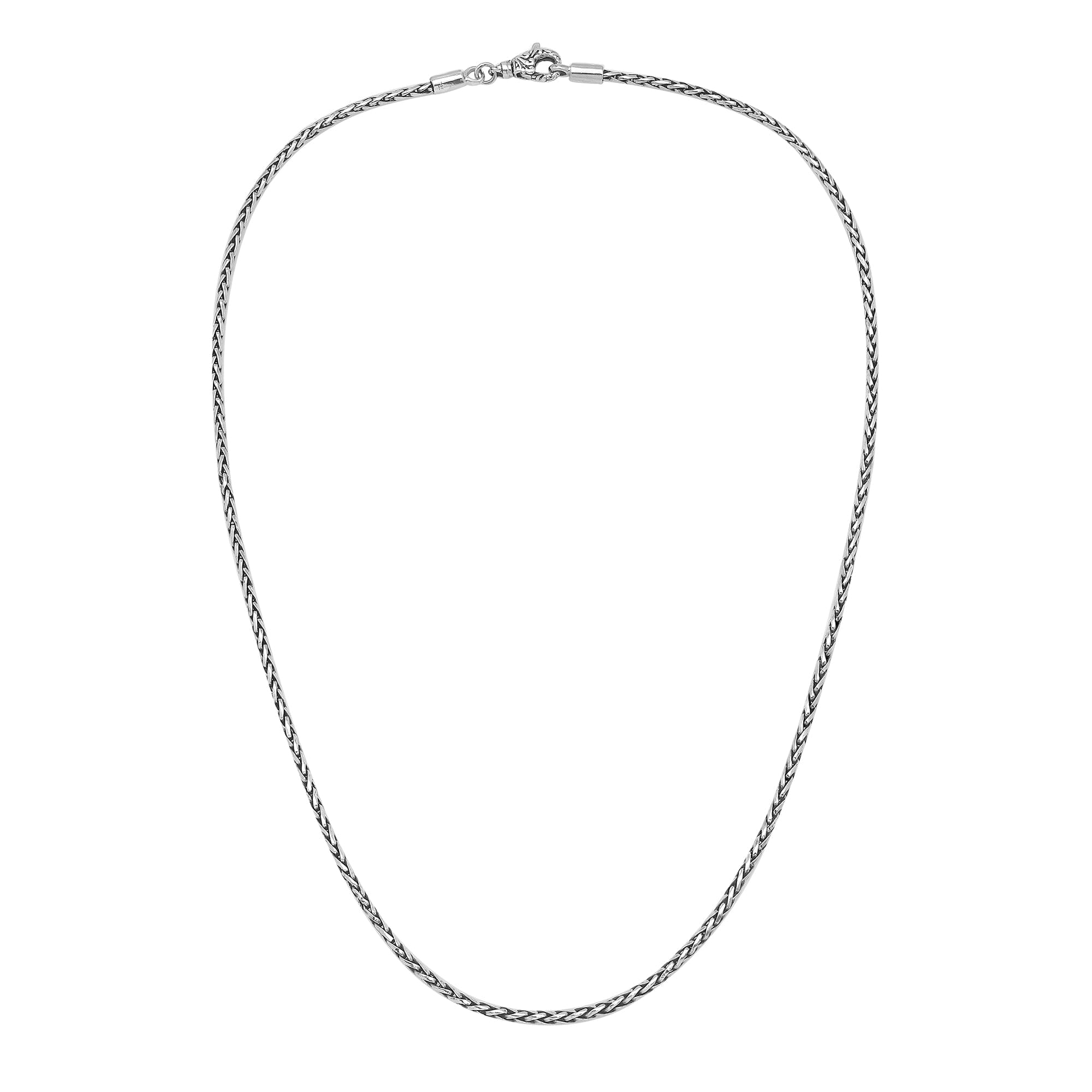 Wholesale Sterling Silver Wheat Chain Necklace 3MM – Bali Jewelry ...