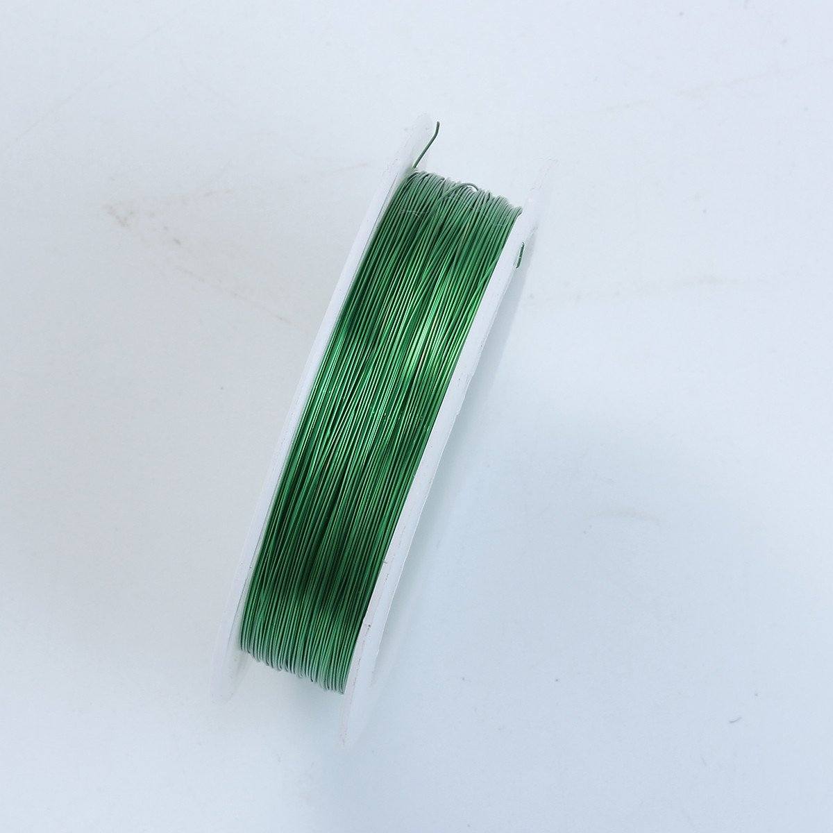 WGN-101-28G Green Color Wire 28 Gauge – Bali Designs Inc
